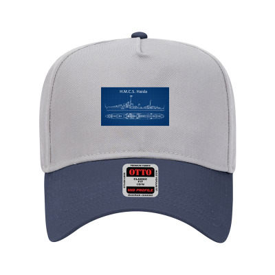 Hmcs Haida World War 2 Destroyer Adjustable Baseball Cap By Cm-arts ...