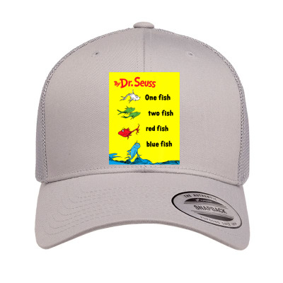 Dr Seuss One Fish Two Fish Book Cover Retro Trucker Cap By Buiduchai ...