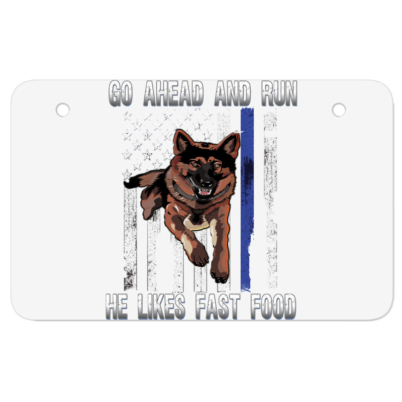 Funny K 9 Police Handler Gift Thin Blue Line Dog Costume Pullover Hood ...