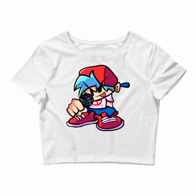 Boyfriend Fnf Detailed Version Fnf Crop Top By Lajurkananoe - Artistshot