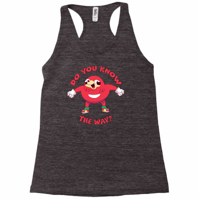 Ugandan Knuckles Do You Know The Way Racerback Tank By Tshiart - Artistshot