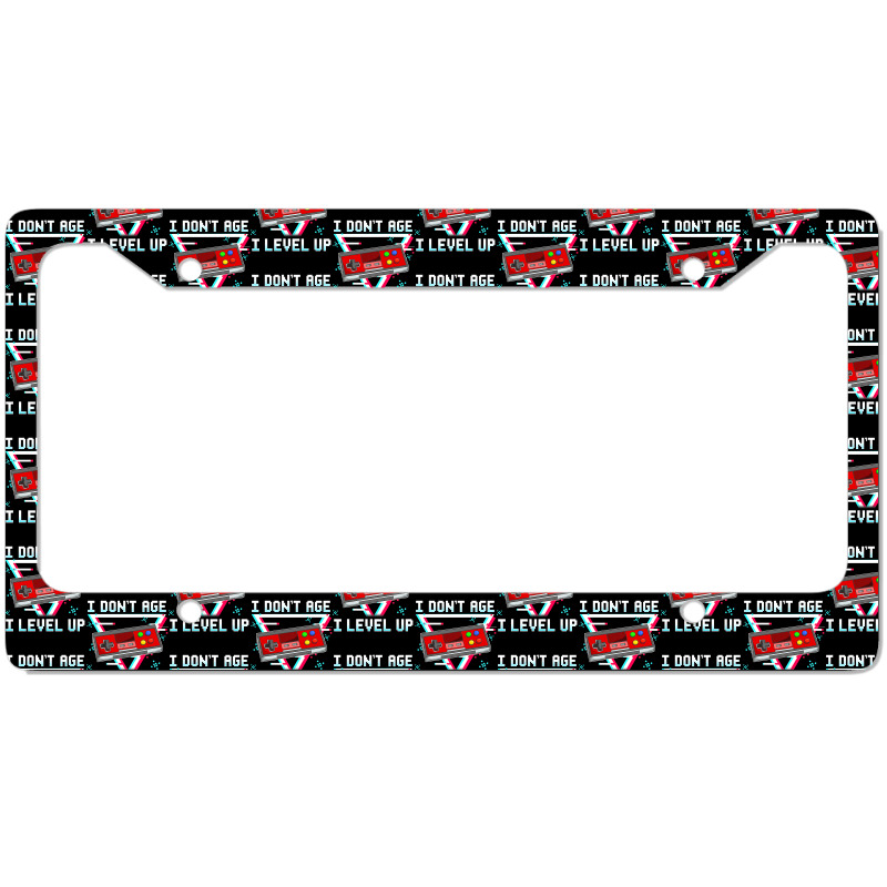 Video Games Gamer Birthday I Don T Age I Level Up Retro Men License ...