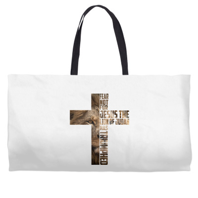 Jesus Lion Judah Cross Faith Christ Gift Weekender Totes By Thutrang92 ...