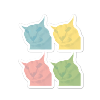Big Floppa Meme Cat Vaporwave Aesthetic Sticker By Labilsekali - Artistshot