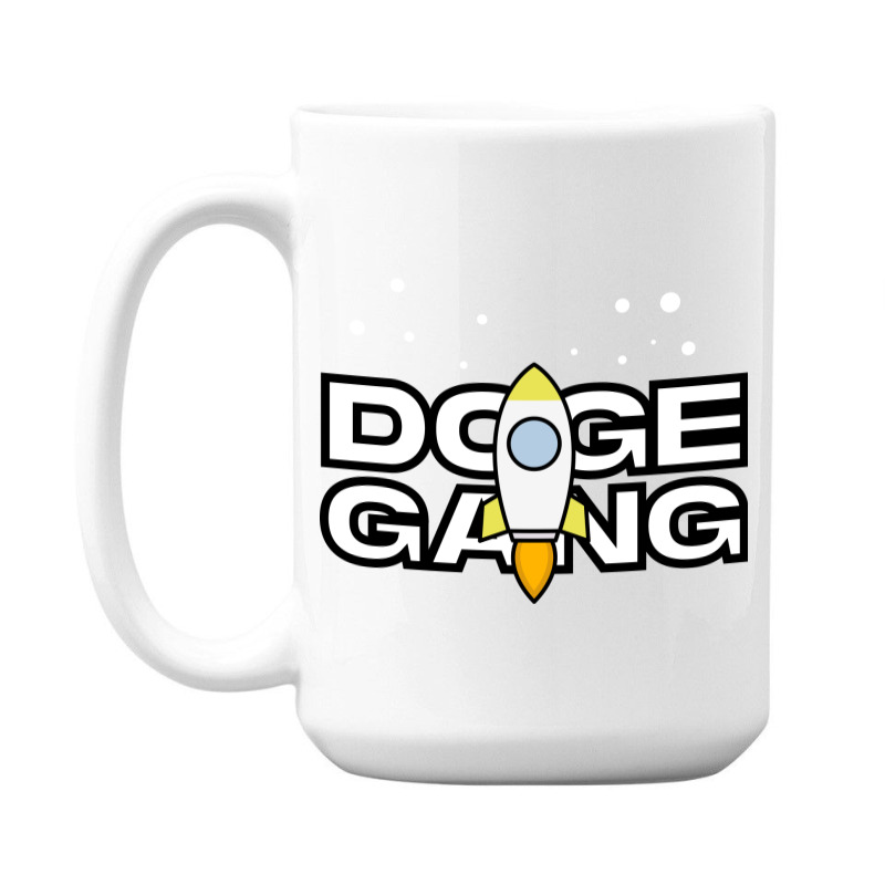 Dogecoin 15 Oz Coffee Mug By Blackacturus - Artistshot