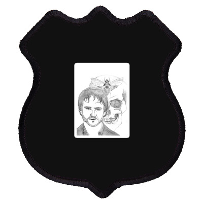Damiano David Maneskin Poster Lipstick Bw 81457733 Shield Patch By ...