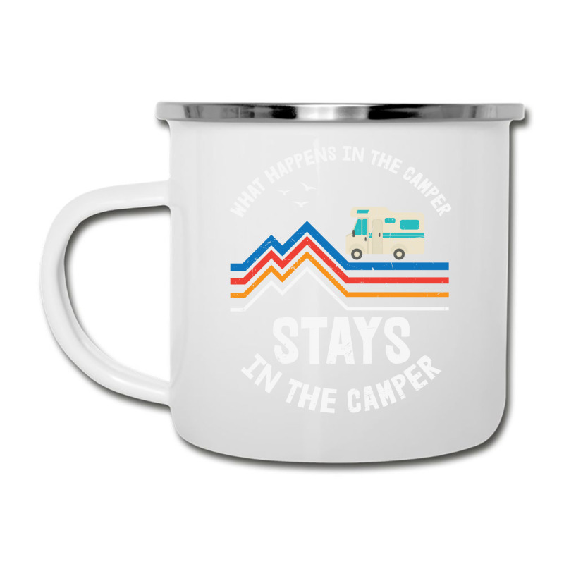 Funny Camping Tee What Happens And Stays In The Camper Rv Car Camper ...