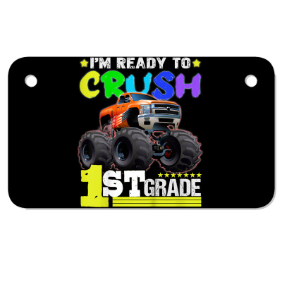 Kids Ready To Crush 1st Grade Monster Truck First Day School Boys T Sh ...