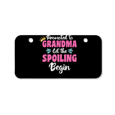 Custom Grandmother Promoted To Grandma Let The Spoiling Begin T Shirt ...