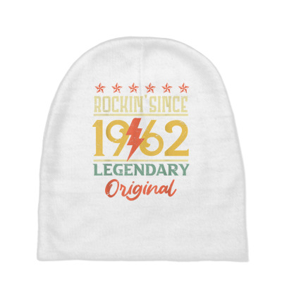 Rockin Since 1962 60th Birthday 60 Years Rock Music Rocker T Shirt Baby ...
