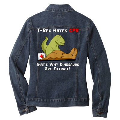 T Rex Hates Cpr That's Why Dinosaurs Are Extinct Nurse Medic T Shirt ...