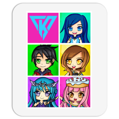 Funneh And The Krew Chibi Style Mousepad By Hidupmereka1 - Artistshot
