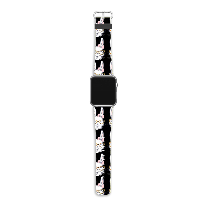 Cute Easter Bunny With Cheetah Glasses For The Mom Or Girl Apple Watch ...
