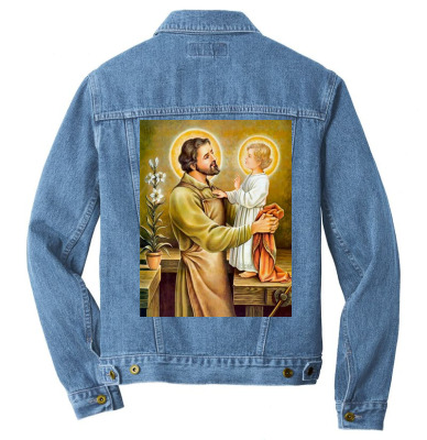Jesus Christ And His Daughter Men Denim Jacket By Jonybravo2000 ...