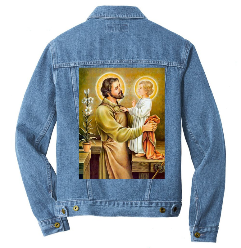 Jesus Christ And His Daughter Men Denim Jacket By Jonybravo2000 ...