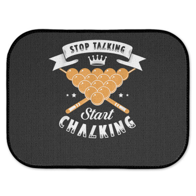 Stop Talking Start Chalking For A Billiard Billiards Cue T Shirt Rear ...