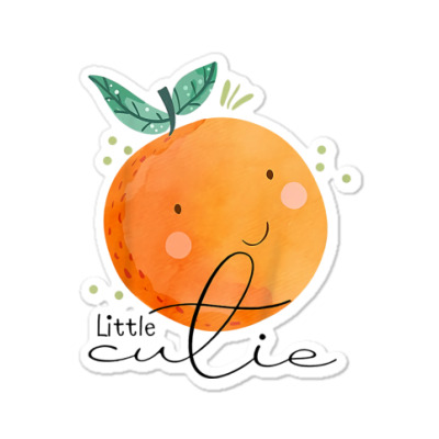 Kids Little Cutie Cute Orange Baby Shower Baby Girl New Mom T Shirt ...