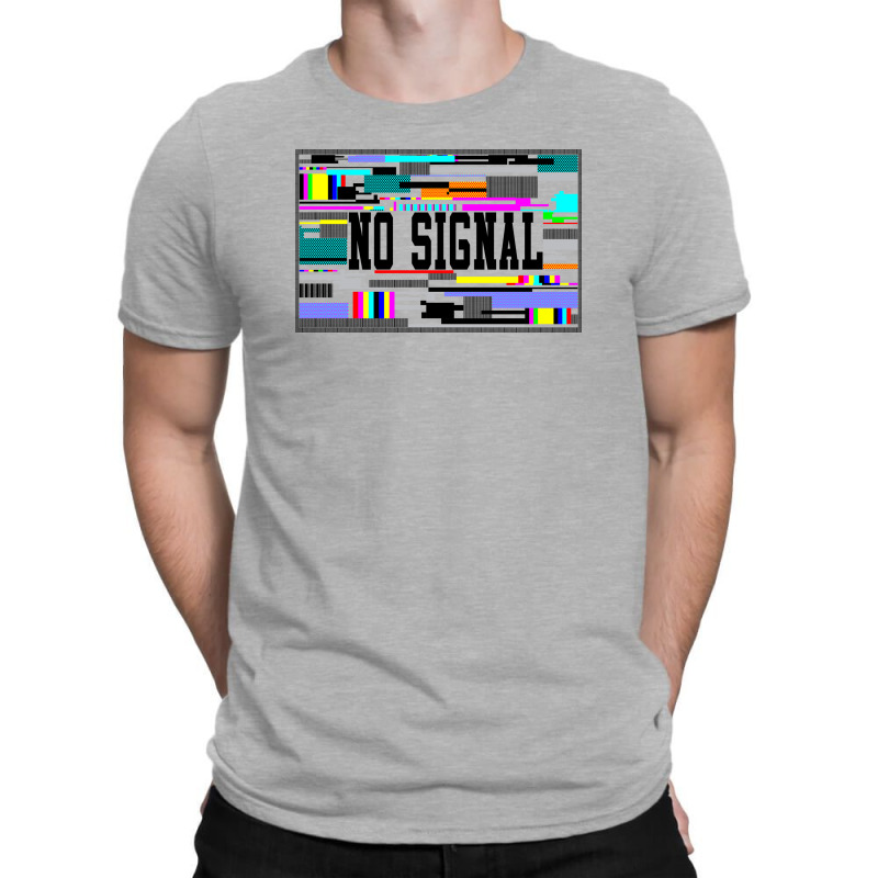 Custom No Signal T-shirt By Sengul - Artistshot