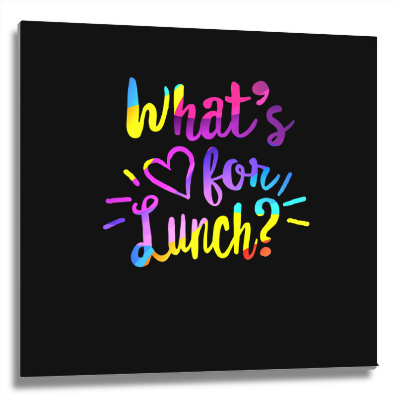 Lunch Lady Life What's For Lunch Crew Cafeteria Worker Women Metal ...