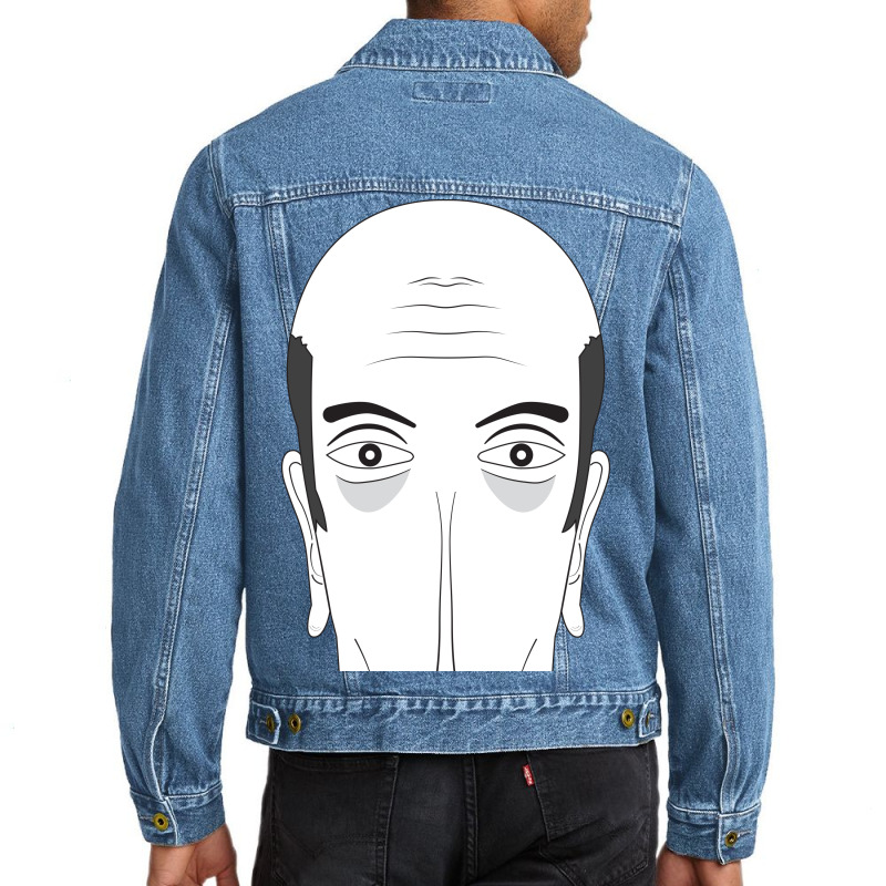 Funny Face Men Denim Jacket By Emardesign - Artistshot