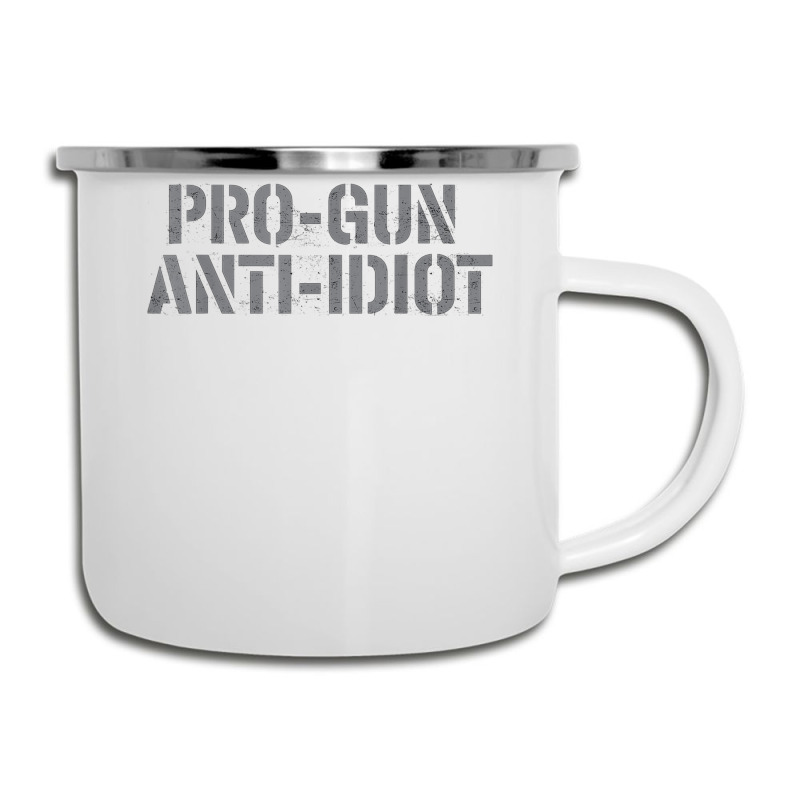 Mens Love Guns Pro Gun Anti Idiot Pro Life Pro God Pro Gun Camper Cup ...