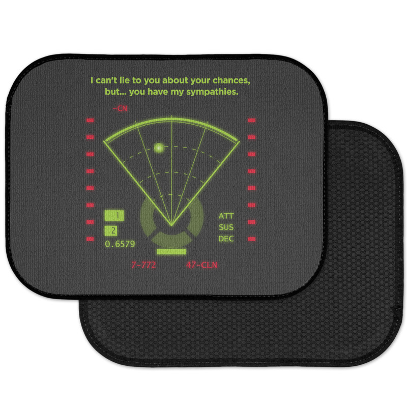 Alien Motion Tracker I Cant Lie About Your Chances Rear Car Mat By Rios ...