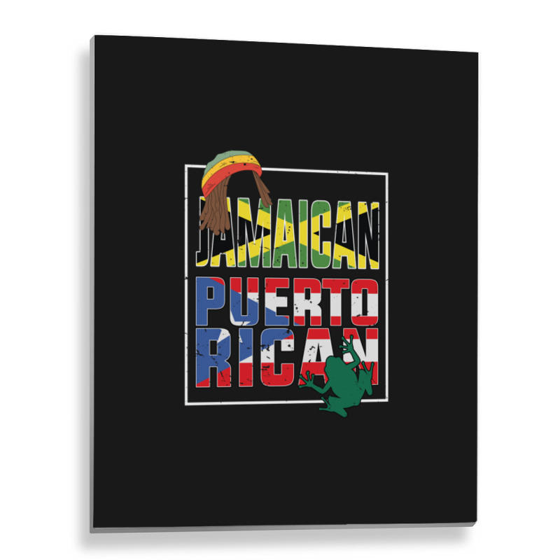 Jamaican Puerto Rican Flag Half Puerto Rican Half Jamaican Pullover Ho ...