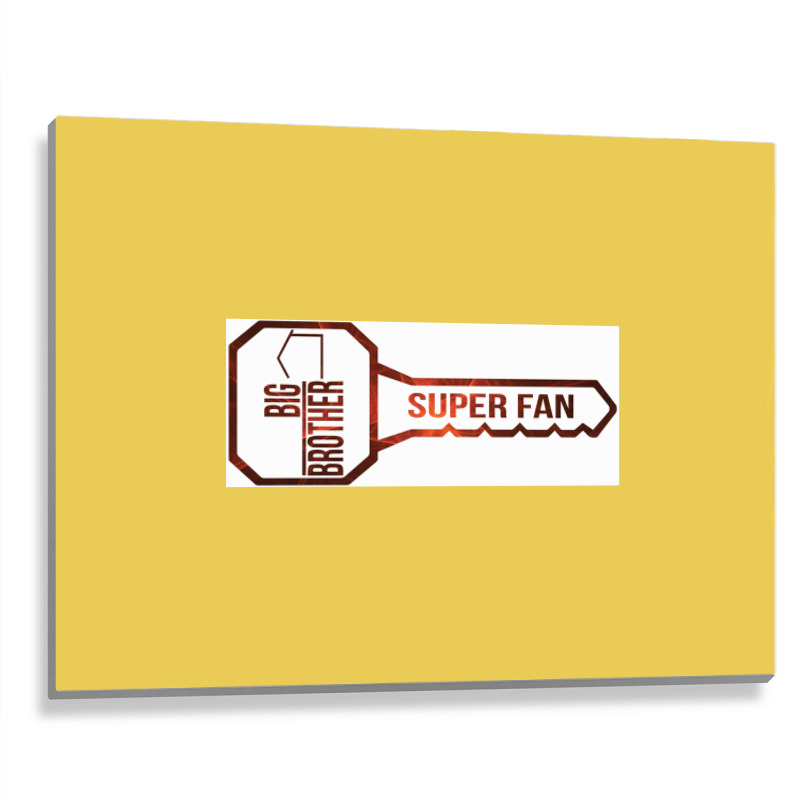 Flame Big Brother Key Poster Green Metal Print Horizontal By ...