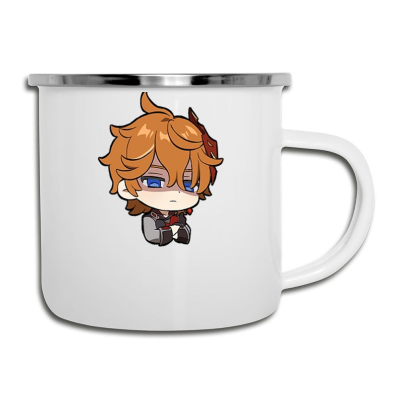 Custom Genshin Impact Childe Chat Emote Chibi 1 Camper Cup By Jemmalyna ...