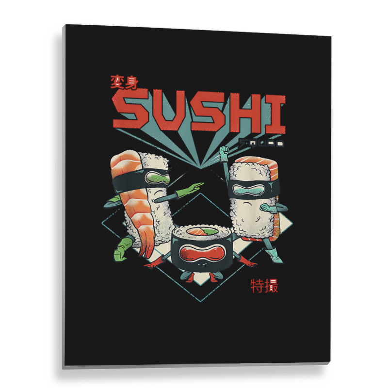 Sushi Squad Anime Manga Sushi Lover Otaku Japanese Cute Food Metal ...