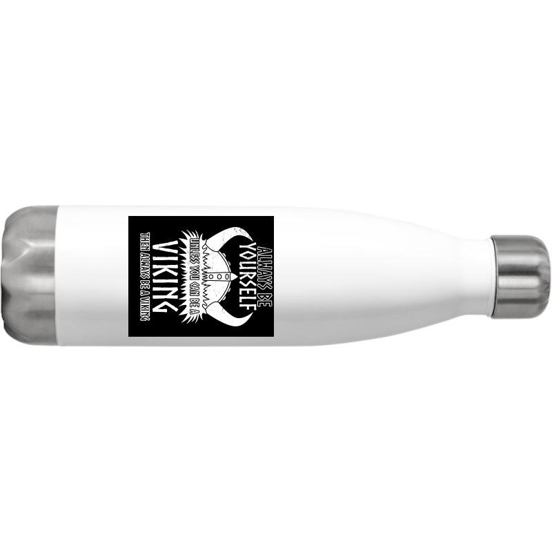 Viking Warrior Quote Gift Then Always Be A Viking Girl Retro Stainless ...