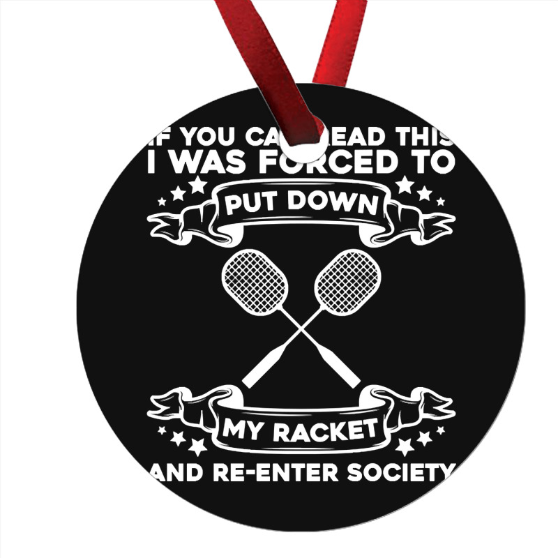 Badminton Racket Funny Badminton Player-zlre1 Ornament By ...