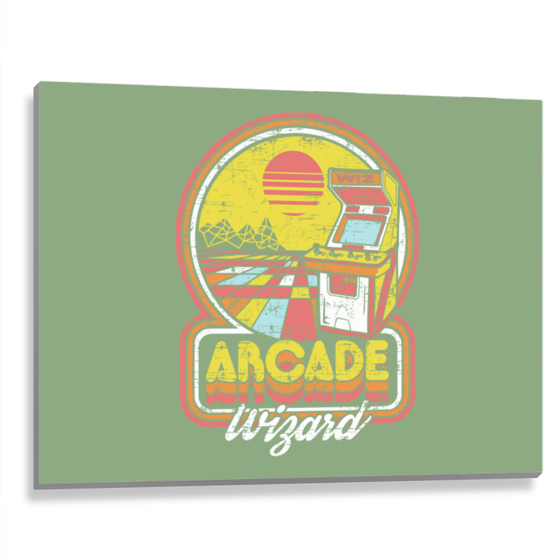 Arcade Wizard Metal Print Horizontal By Hodalihimayay - Artistshot