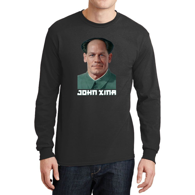 John Xina Meme (mao Tse Tung Zhong John China) Long Sleeve Shirts By Jamesbratcher - Artistshot