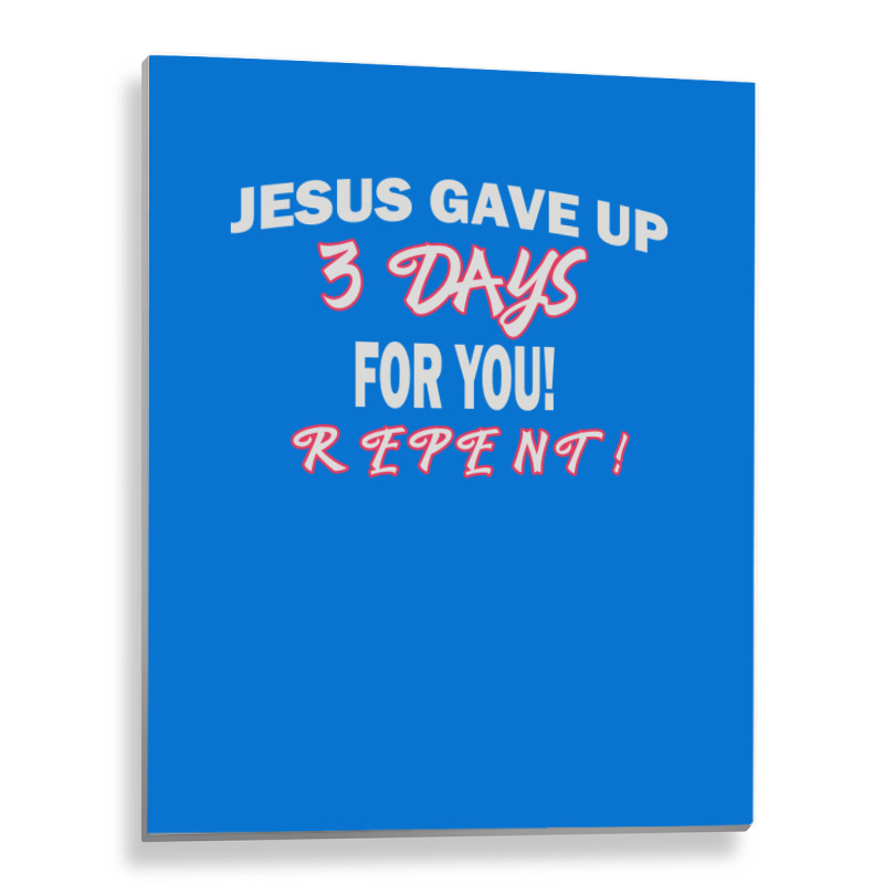 Funny Jesus Resurrection Joke Blasphemy 70s Metal Print Vertical By ...