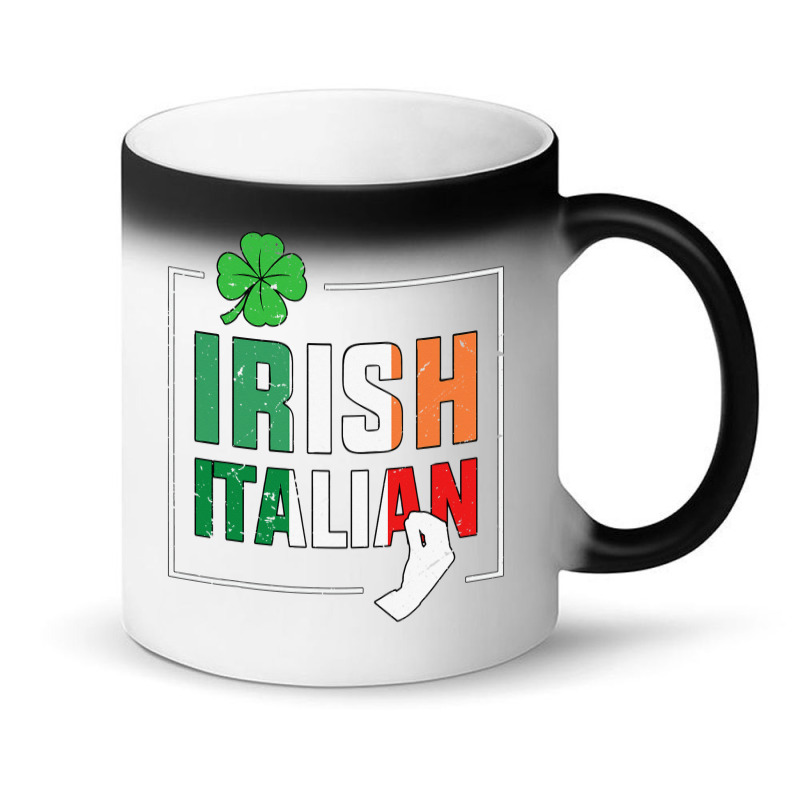 Half Irish Half Italian Irish Italian Flag Magic Mug By Lauuptees ...