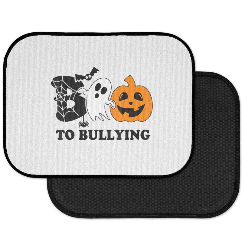 Custom Boo To Bullying Orange Anti Bullying Unity Day Hal Rear Car Mat ...