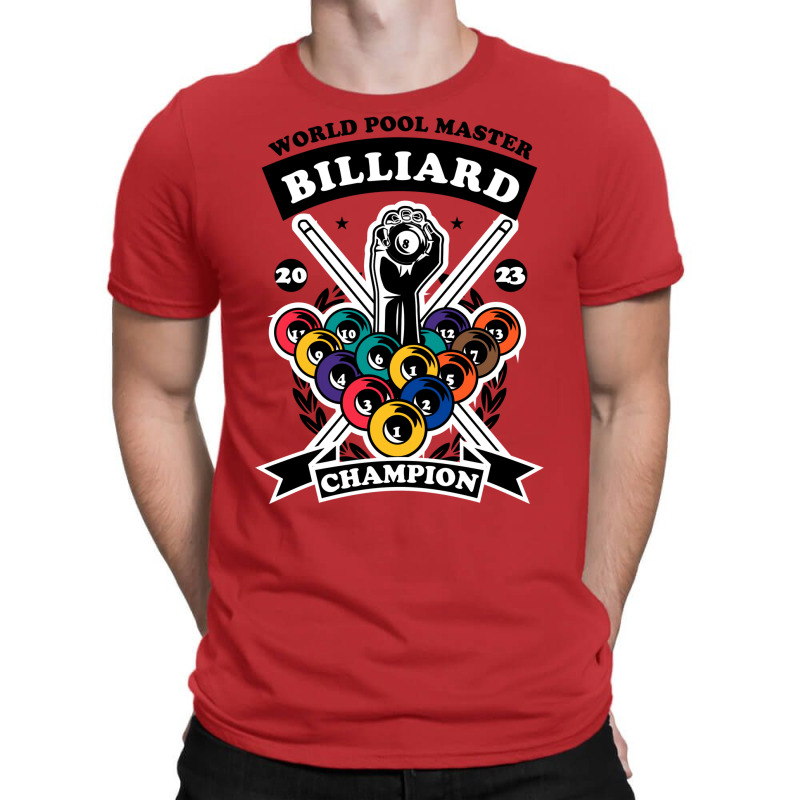Custom Billiard World Champion 2023 Billiard Fans Gifts T-shirt By ... Custom Billiard World Champion 2023 Billiard Fans Gifts T-shirt By ...