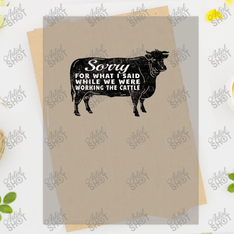 Cow Cattle Hilarious Cowboy Cattle Ranch Meme Bull Cow Heifer Vintage ...