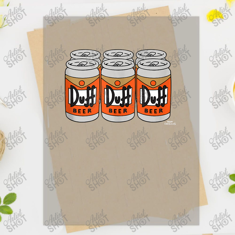 The Simpsons Duff Beer Six Pack Tank Top Dtf Transfer By Nuzhetanopo ...