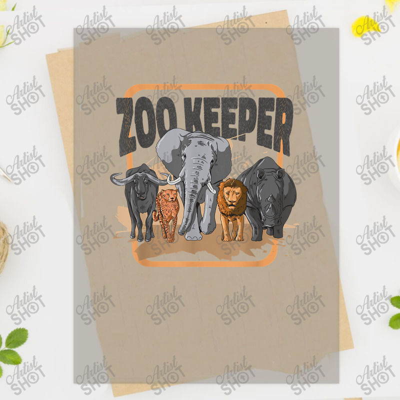 Zookeeper And Zoo Lover Design For Zoo Keeper T Shirt Dtf Transfer By ...