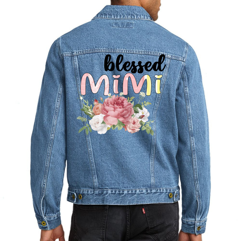 Blessed Mimi Men Denim Jacket By Apollo - Artistshot