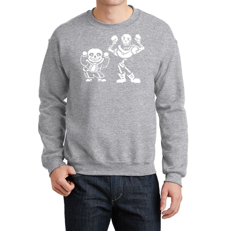 Undertale - Sans And Papyrus Dance - High Quality Crewneck Sweatshirt ...