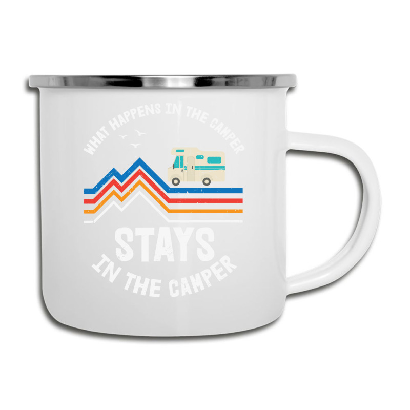 Funny Camping Tee What Happens And Stays In The Camper Rv Car Camper ...