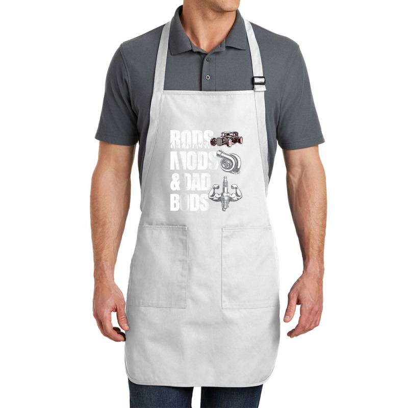 Rods Mods & Dad Bods Funny Hot Rod Mechanic Fabricator Zip Hoodie Full ...