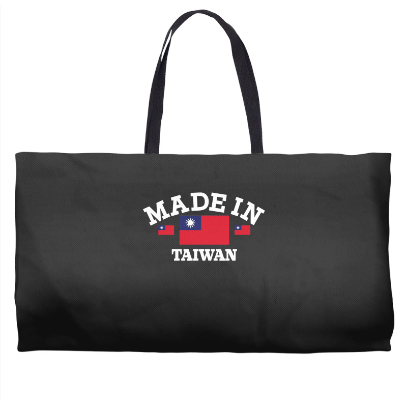 Made In Taiwan Taiwanese Flag Weekender Totes By Trokeryth - Artistshot