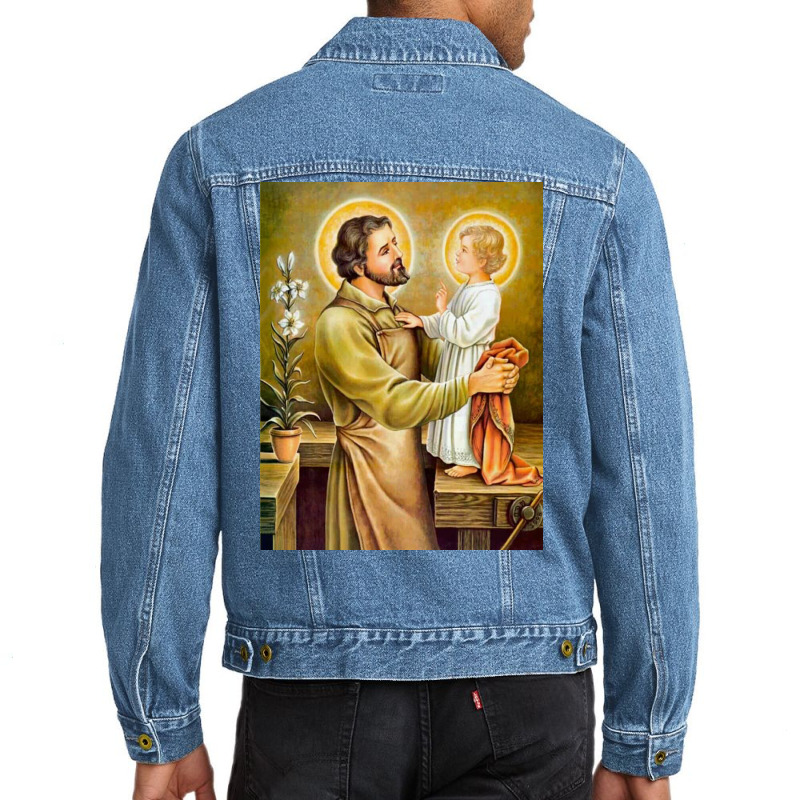 Jesus Christ And His Daughter Men Denim Jacket By Jonybravo2000 ...